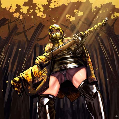 Rule 34 1girls Female Gun Hypermorphism Artist Looking At Viewer Looking Down Rifle Soldier