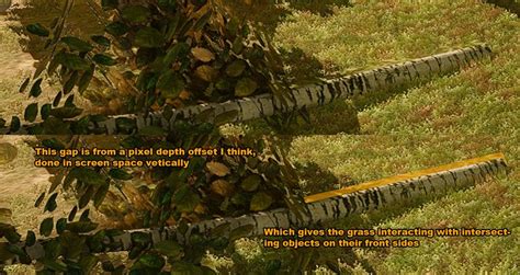 Parrallaxing Depth Offset Grass Shader — Polycount