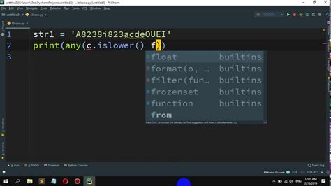 How To Check If Lowercase Letters Exist In A String In Python Youtube