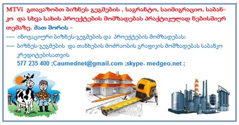 ბიზნეს გეგმა ⋆ Gen Ge