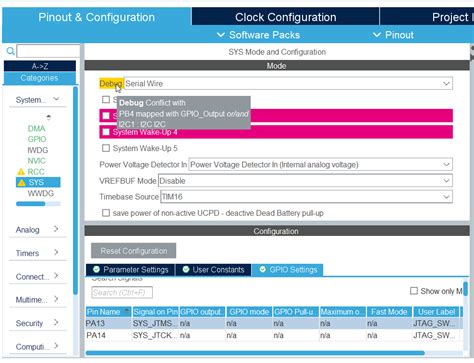 Stm32g474 Processor Hanging When Nvicenable Debu