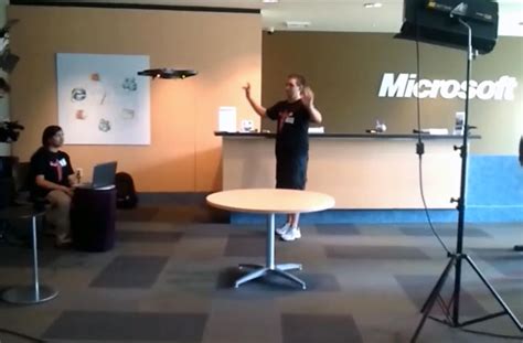Kinect Quadrocopter Controlled With Kinect SDK Video