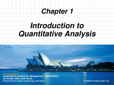 Ppt Introduction To Quantitative Analysis Powerpoint Presentation