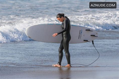 Michelle Rodriguez Nude Surfing In Malibu Aznude