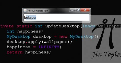 Cara Membuat Aplikasi Autocomplete Text Java Be Programer