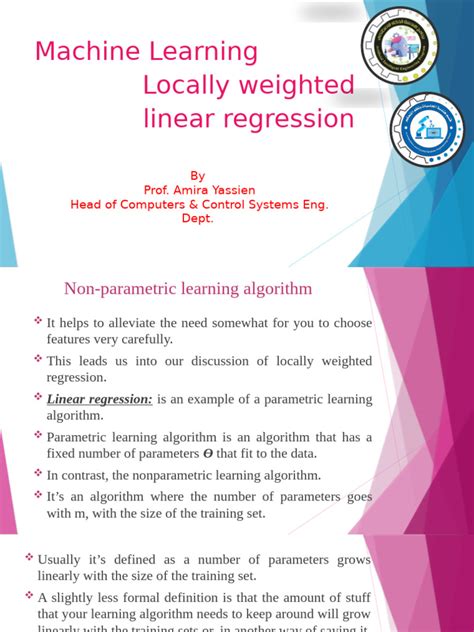 Locally Weighted Regression Pdf Regression Analysis Nonparametric