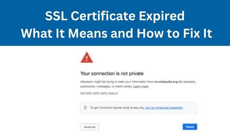 Ssl Certificate Expired What It Means And How To Fix It