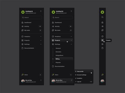 Sidebar Nav — Untitled Ui By Jordan Hughes® On Dribbble