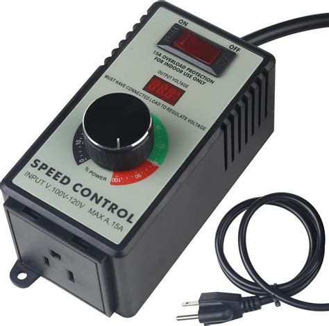 Versatile AC Motor Speed Controller V V A Max Electric Fan Speed Regulator With