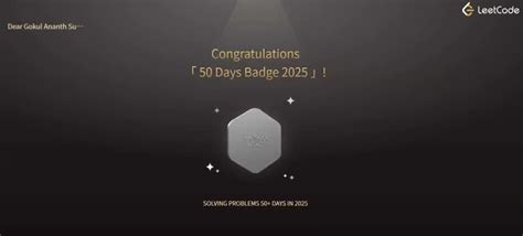 Leetcode Codingchallenge Problemsolving Gokul Ananth Subramani