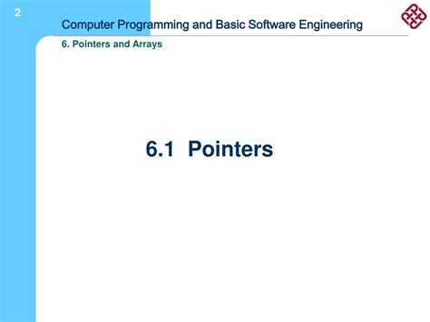 Ppt Understanding Pointers In C Memory Management Basics