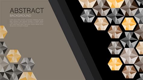 추상 배경 템플릿 표지 디자인 배너 비즈니스 전단지 벡터 일러스트레이션 가리기에 대한 스톡 벡터 아트 및 기타 이미지 가리기 갈색 검은색 Istock