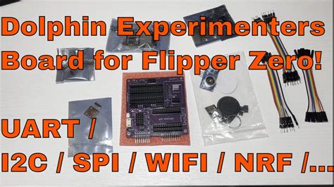 [52] Flipper Zero Dolphin Experimenter Board Overview Youtube