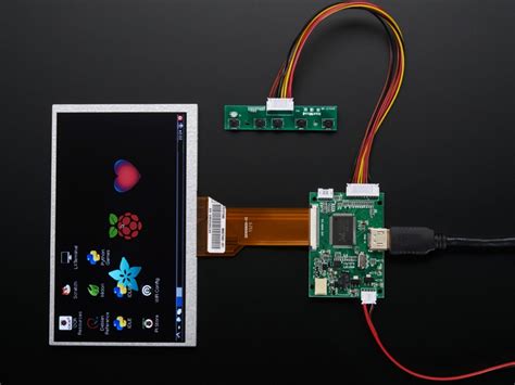 NEW PRODUCTS HDMI 4 Pi 7 Display No Touch W Mini Driver 800480 HDMI HDMI 4 Pi 7