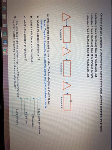 Solved Consider A Process Consisting Of Three Resources