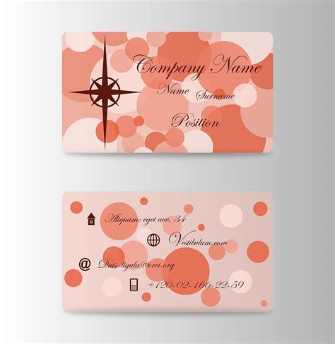 명함 디자인 벡터 Ai Eps Uidownload