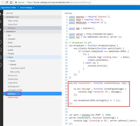 Error 200 With Websockets Javascript Stack Overflow