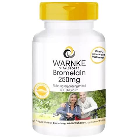 Bromelain 250mg (500 Kapseln) - Kardenwelt