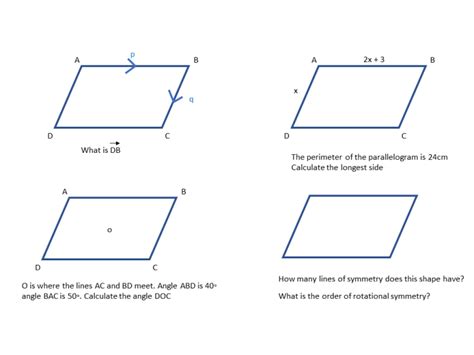 Parallelograms 1 Ssdd Problems