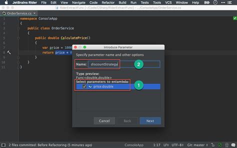 rider refactoring 之 extract higher order function 點燈坊