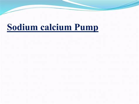 Calcium Atpase Pumps Pptx