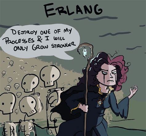 Programming Languages Personified Erlang Erlang Startup Life