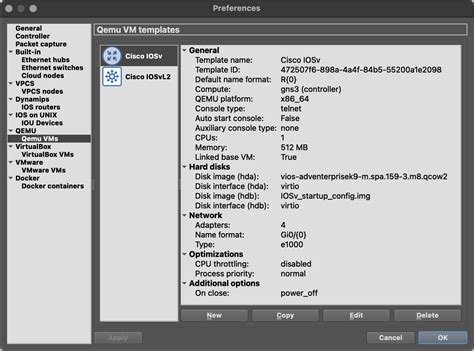 add cisco iosv devices to gns3 on macos marc s tech blog