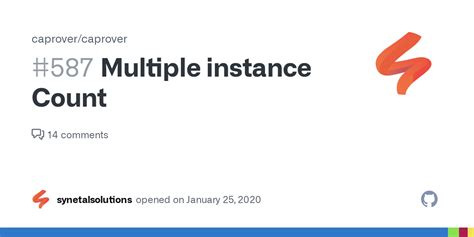 multiple instance count · issue 587 · caprover caprover · github
