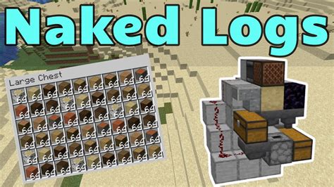 Log Stripper Minecraft Java Youtube