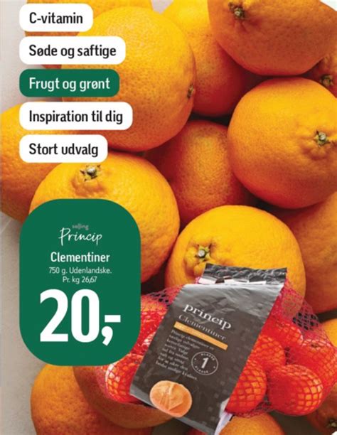 Føtex 🍊 Princip Clementiner Til 20 Kr 🍊 Lækre Søde Clementiner Perfekte Til Madpakken