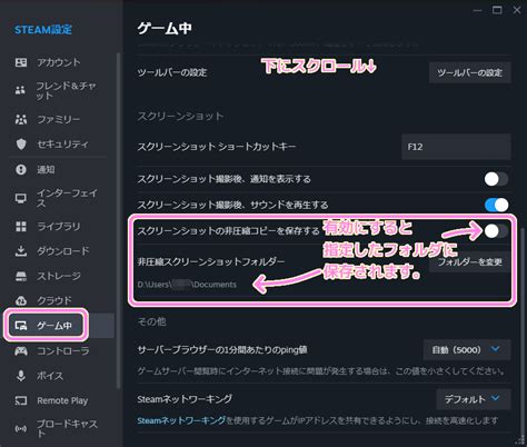 Steam 高画質なスクリーンショットの撮影と保存場所の指定 Compota Soft Press