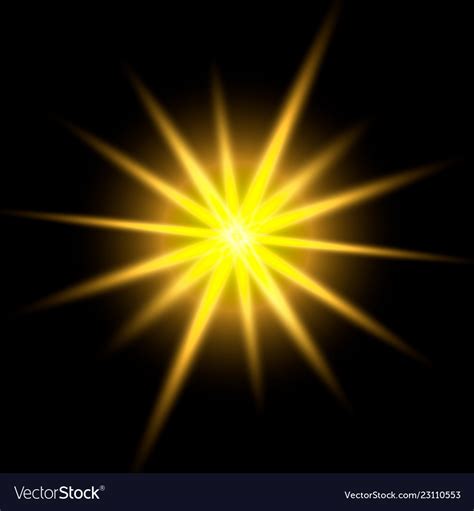 Glow Light Effect Royalty Free Vector Image Vectorstock