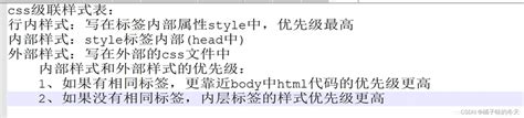 css的基本概念 css概念 csdn博客