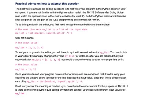 Solved Practical Advice On How To Attempt This Questionthe