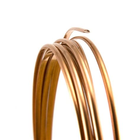 12 Gauge Half Round Dead Soft Copper Wire 25ft