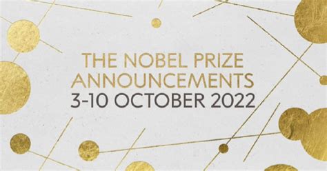 [노벨상 시즌] 2022년 각 분야 노벨상 주인공은 누가될까