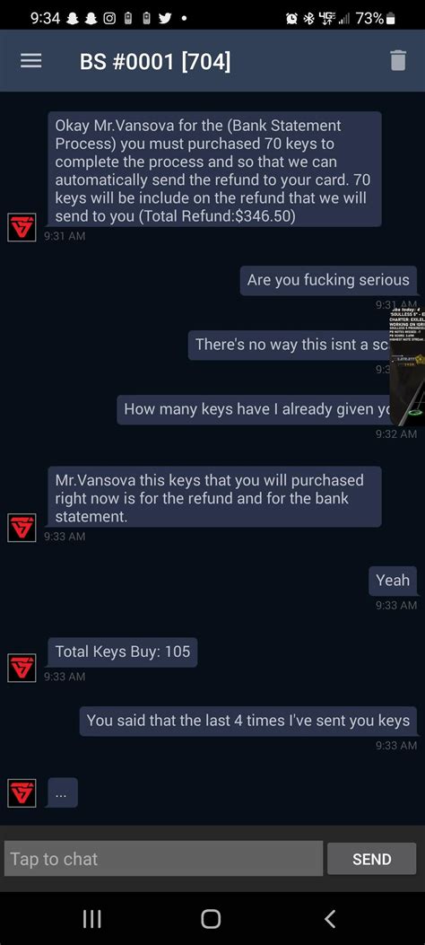 This Bot Has Given Me This Messages Along These Lines At Least 4 Times Now Is This A Scam