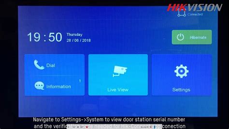 Hikvision Tutorials 2 Wire Video Intercom Kit Mobile App Connection Youtube