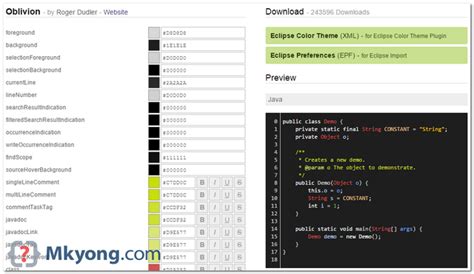 How To Change Eclipse Theme Mkyong