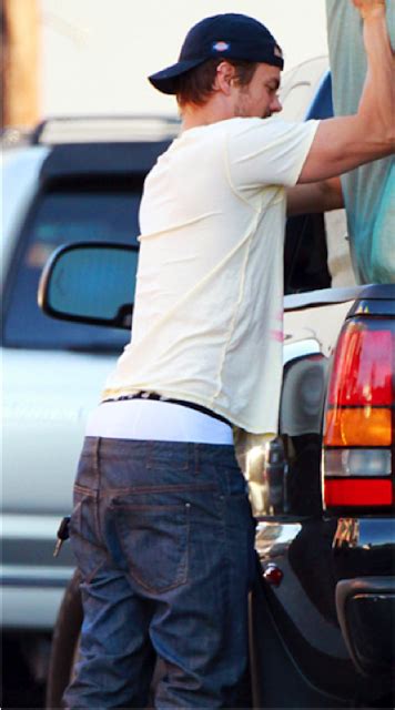 Celeb Saggers Josh Duhamel Sagging White Boxers