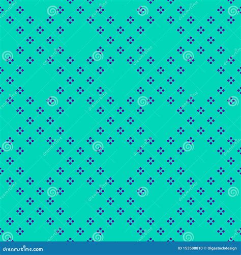 Simple Vector Minimalist Seamless Pattern Bright Colorful Polka Dots Texture Stock Vector