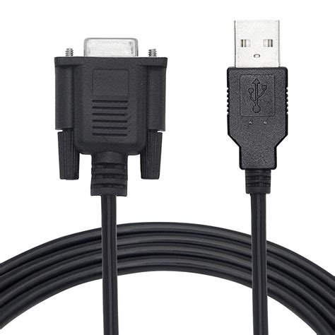 JUNSUNMAY 6 Feet RS232 DB9 Female To USB 2 0 Cable Only Use For Programmable Logic Controller