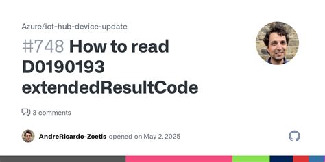 How To Read D0190193 Extendedresultcode · Issue 748 · Azureiot Hub