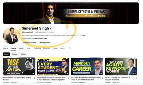 teamsjs simerjeetsingh youtubejourney 1001videos gratitude
