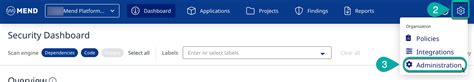 create labels for your organization in the mend ai native appsec platform
