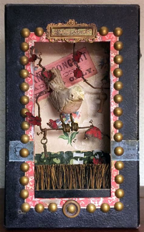 Assemblage Art Boxes Assemblage Art Box Art Craft Inspiration