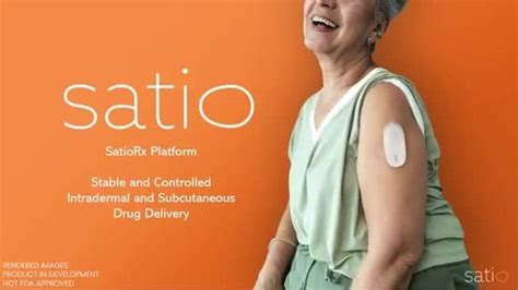 Satio Unveils Breakthrough At Home Drug Delivery Device Completes Arpa