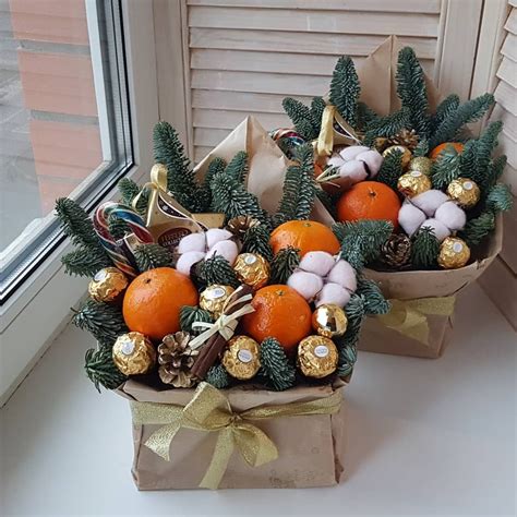 Ирина On Instagram 😁 🌲Сладкий новогодний букет для ваших близких и друзей 🍫 В составе