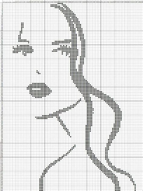 Вышивка крестиком черно белые схемы по клеточкам