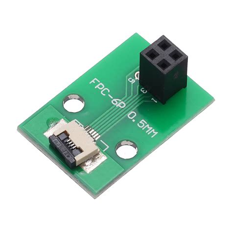 Ffc Fpc Connector Board 4 Pins 05mm Socket To 254mm Double Row Female Header Strip Adapter
